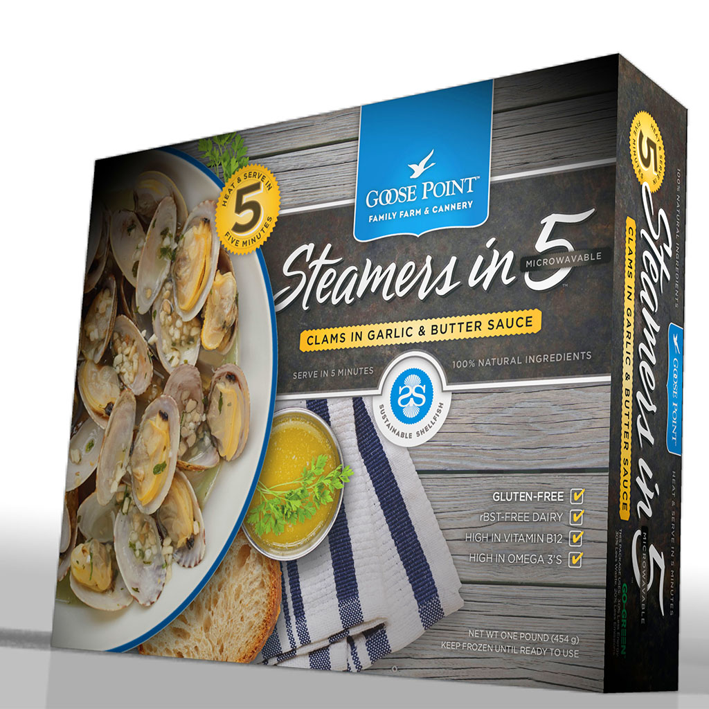 Seafood Package Design for Goose Point / Moto Interactive + Branding