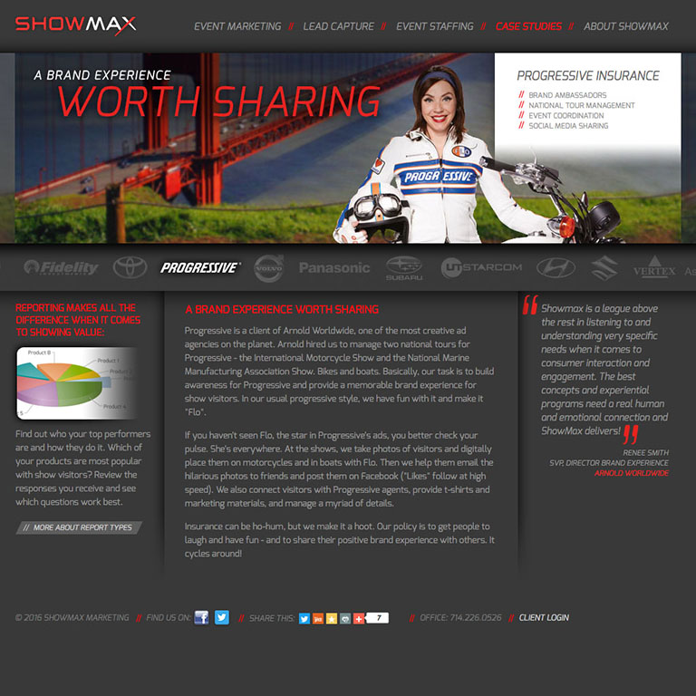 Automotive Website Design for Showmax / Moto Interactive + Branding