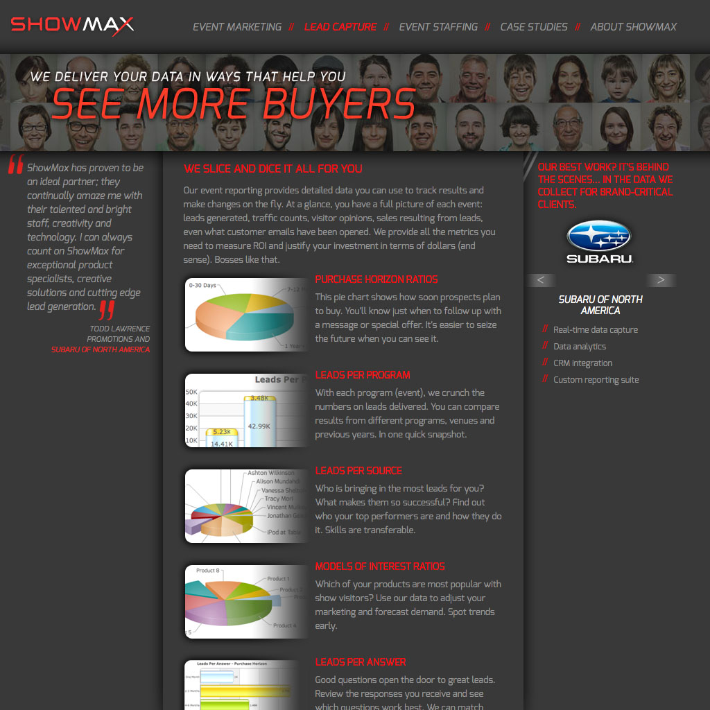 Automotive Website Design for Showmax / Moto Interactive + Branding