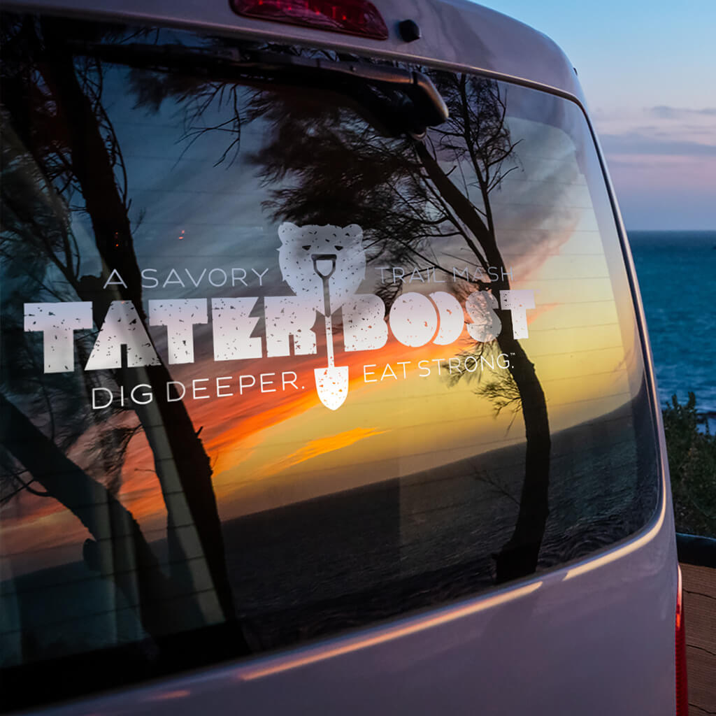 Energy Snack Logo Design for Tater Boost / Moto Interactive + Branding